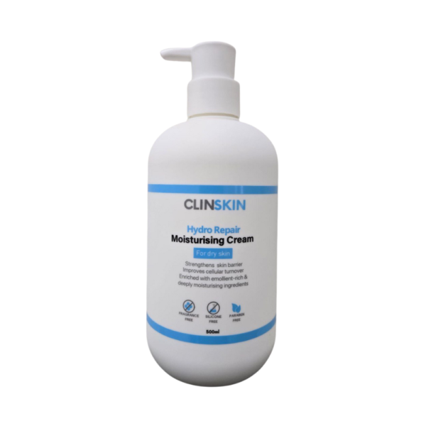 Clinskin Hydro Repair Moisturising Cream 500ml | Deep Hydration Urea ...