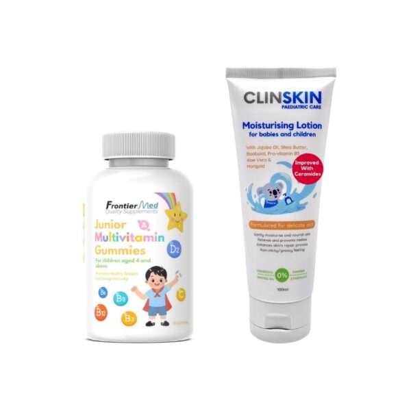 Junior Multivitamin Gummies + Moisturising Lotion With Ceramides for ...